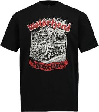 JP1880 Hommes Grandes Tailles L-8XL T-Shirt Motörhead Noir 7XL 795981130-7XL
