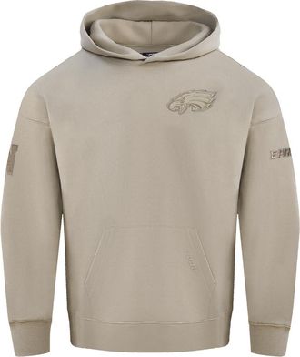 Pro Standard Mens NFL Philadelphia Eagles Neutral Kapuzensweatshirt Taupe L