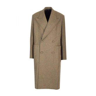 Givenchy Klassischer Woll-&Uuml;bermantel - - Coats - Herren - Beige - S