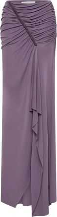 CHRISTOPHER ESBER jupe longue Shibari - Violet
