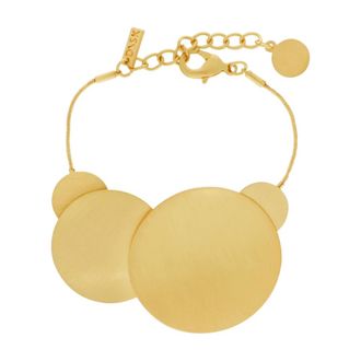 Dansk Copenhagen Alaya Mega Circle Armband - - Accessories - Damen - Gelb - ONE SIZE
