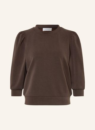 Rich & Royal Sweatshirt Mit 3/4-Arm braun