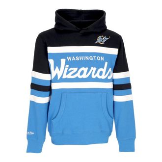 Mitchell & Ness NBA Head Coach Hoodie Washington Wizards - - Sweatshirts & Hoodies - Herren - Blau - M
