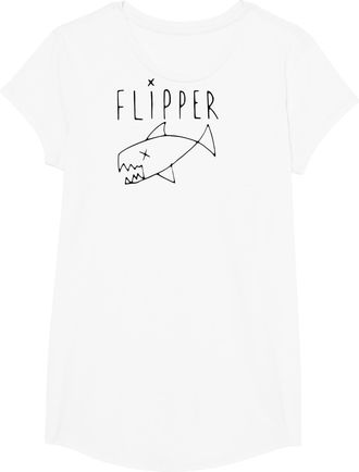 Piss & Vinegar Flipper Punk Rock Grunge Fisch Grafik T-Shirt T-Shirt