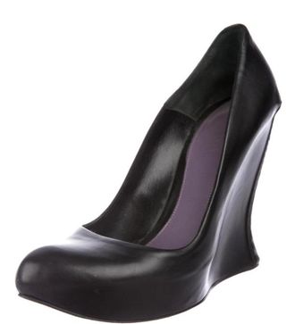 Alexander McQueen Curved Wedge Pumps Size 36.5