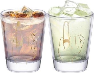 Generico Verres &agrave; vin pour mari&eacute;s, design anneau pour verres &agrave; liqueur Couple nouvellement mari&eacute; | R&eacute;cipients en verre pour boissons lors de f&ecirc;tes de No&euml;l, bar