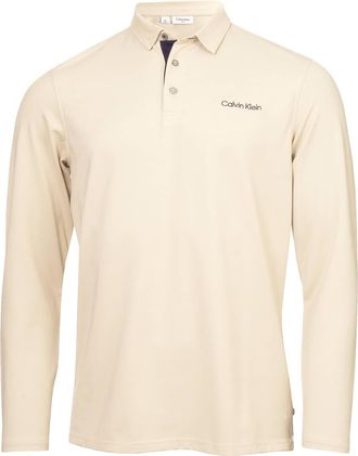 Calvin Klein Polo Medina Langen Ärmeln - Sandmergel - XL