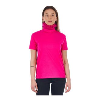 Frankie Morello Rosa Baumwolltop T-Shirt - - Tops - Damen - Rosa - XS