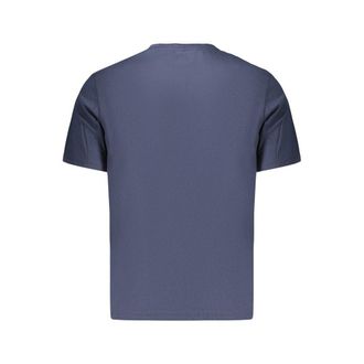 Timberland Logo-Embroidered Cotton T-Shirt - Blue