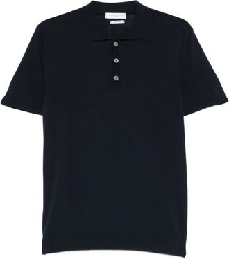 Daniele Fiesoli Homme, Tops, Bleu, Taille: S Polo avec boutons