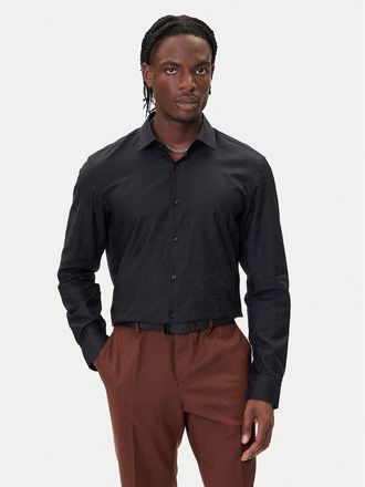 HUGO BOSS Hemd Kenno 50500965 Schwarz Slim Fit