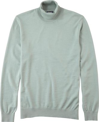 Olymp Herren Rollkragenpullover Casual.Strick,Single Jersey,978 Knit Regular fit,graugr&uuml;n 48,XXL