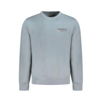 Napapijri Homme, Sweatshirts et sweats &agrave; capuche, Gris, Taille: L Pull Homme en Coton Gris