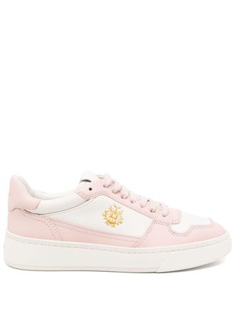 Bally Baskets Rea en cuir - Rose