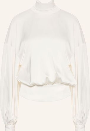 Sofie Schnoor Blusenshirt Ambersw Aus Satin Mit Schluppe weiss