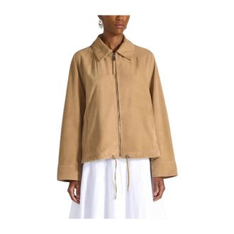 Liviana Conti Femme, Vestes, Beige, Taille: 38 FR Lance Jacket