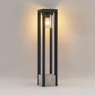 Lucande Neuwertig] Lucande Kalisa Wegeleuchte Eckig Sockelleuchte Leuchte Lampe Deko Nachtlicht E27 B-Ware