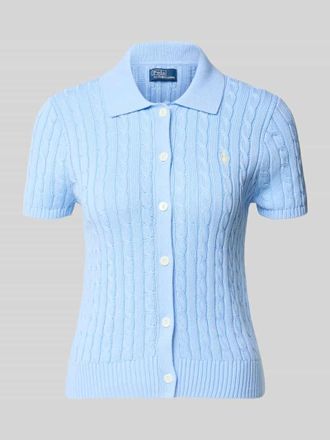 Polo Ralph Lauren Slim Fit Strickjacke mit Polokragen