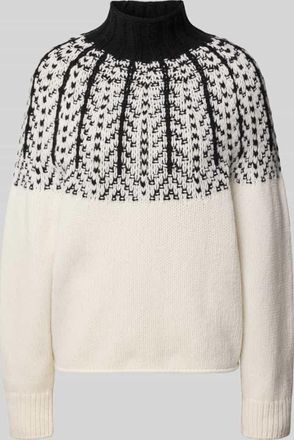Closed Strickpullover aus Wolle mit Stehkragen
