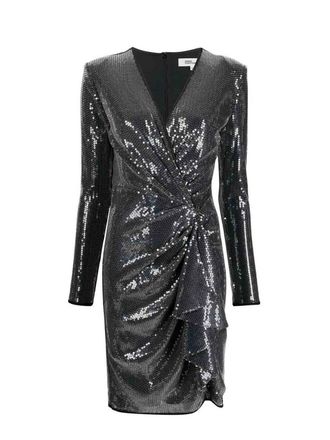 Diane Von F&uuml;rstenberg Robe Au Genou - Gris