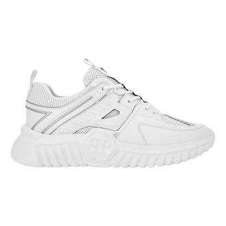 Philipp Plein unisex, Chaussures, Blanc, Taille: 43 EU Runner Baskets Supersonic