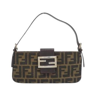 Fendi Pre-owned Canvas Shoulder Bag - - Pre-owned - Damen - Braun - ONE SIZE