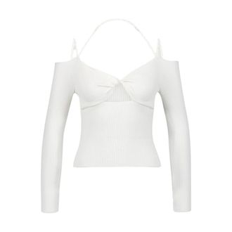 Altuzarra Bralette-Stil Pullover mit Cut-out-Detail - - Tops - Damen - Wei&szlig; - L