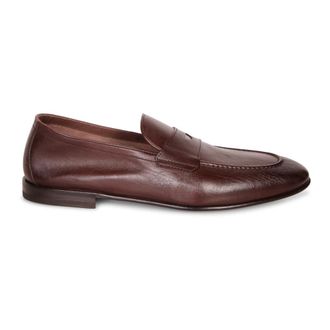 Henderson Baracco Homme, Chaussures, Brun, Taille: 44 EU Cuir marron lisse. &Eacute;l&eacute;gant