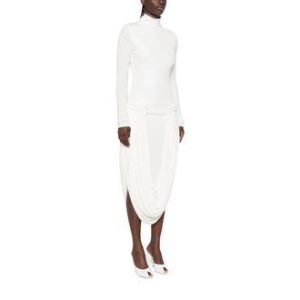 Stella McCartney Midikleid - - Dresses - Damen - Wei&szlig; - XS