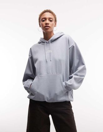 The North Face W Essential - Sweat &agrave; capuche oversize - Gris givr&eacute;