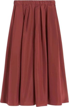 Max Mara Femme, Jupes, Rouge, Taille: 40 FR Wkdformica Midi Skirt