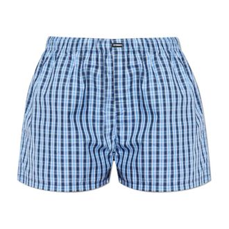 VETEMENTS Femme, Shorts, Bleu, Taille: 40 FR Plaid Pattern Shorts