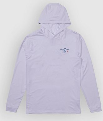 Salty Crew Fish Market Hood Sunshirt Longsleeve Lycra white