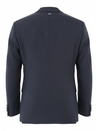 Herno Linen-Viscose Blend Jacket - Blue