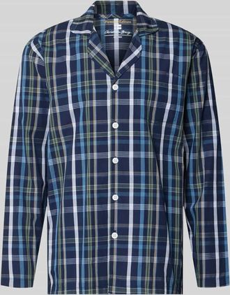 Christian Berg Pyjama-Oberteil aus reiner Baumwolle