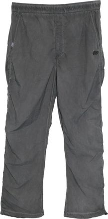 Izzue pantalon à patch logo - Gris