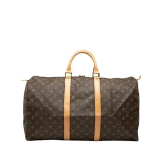Louis Vuitton Pre-owned Keepall 50 - - Pre-owned - Damen - Braun - ONE SIZE