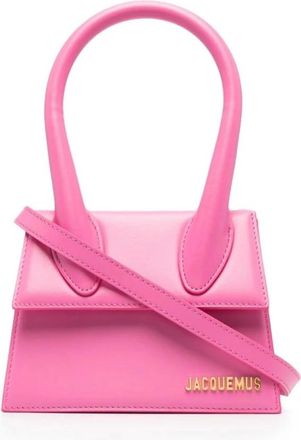 Jacquemus Femme, Sacs, Rose, Taille: ONE Size Le Chiquito Moyen Sac Structur&eacute; avec Poign&eacute;e