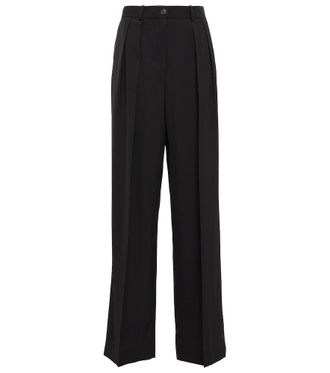 The Row Pantalon ample Igor à taille haute