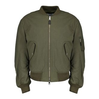 Givenchy Bomber Couture Seam Jacket - - Jackets - Herren - Gr&uuml;n - M