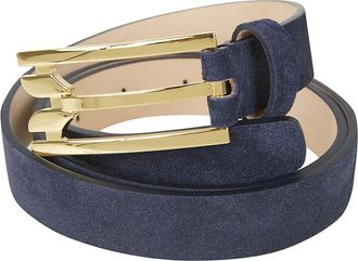 Victoria Beckham Femme, Accessoires, Bleu, Taille: 80 CM Ceinture Jumbo Frame