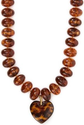 Au Printemps Paris Collier pendentif coeur