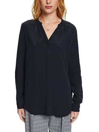 Esprit 993ee1f327 Blouse, Noir, S Femme