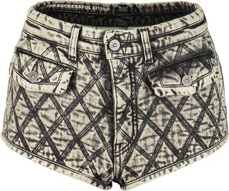 Diesel Shorts en jean - Femme - Shorts - Gris - Taille: W23