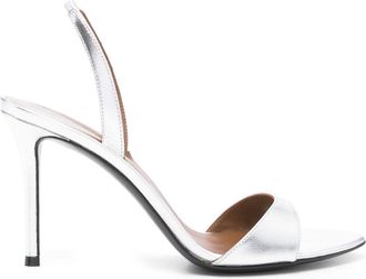 Giuseppe Zanotti Llibeth Sandalen 100mm - Silber