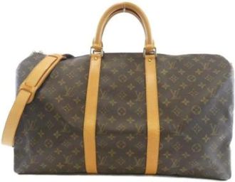 Louis Vuitton unisex, Pre-owned, Brun, Taille: ONE Size Sac Week-end en Toile Pre-owned