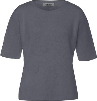 Peter Hahn Rundhals-Pullover Peter Hahn grau