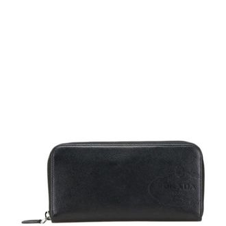 Prada Pre-owned Leder Portemonnaie - - Pre-owned - Damen - Schwarzk - ONE SIZE