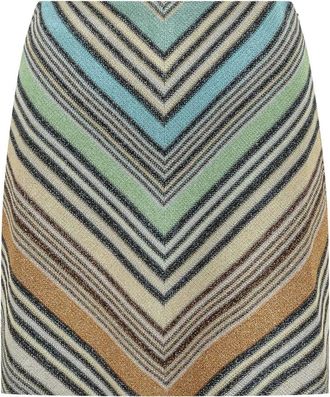 Missoni Femme, Jupes, Multicolore, Taille: 38 FR Mini-jupe &agrave; motif g&eacute;om&eacute;trique