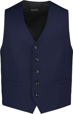 Daniel Hechter Herren Weste blau meliert
